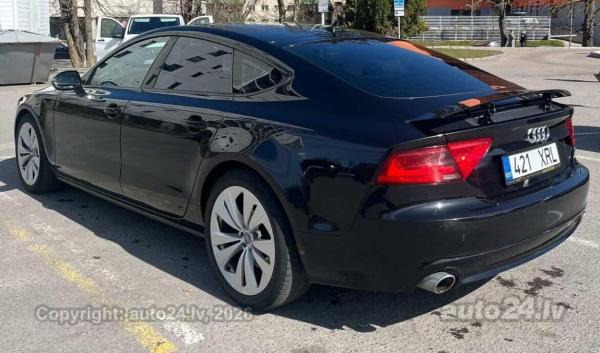 Black Audi A7 Sportback 2013 in Tallinn, with an engine capacity of 3.00 L and mileage of 208 thousand km for 13500 €, photo 8 on AUTOMOTO.COM.LV