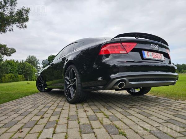 Black Audi A7 Sportback 2013 in Riga, with an engine capacity of 3.00 L and mileage of 237 thousand km for 15777 €, photo 6 on AUTOMOTO.COM.LV