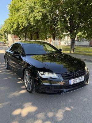 Black Audi A7 Sportback 2013 in Jonava, with an engine capacity of 2.97 L and mileage of 328 thousand km for 16399 €, photo 4 on AUTOMOTO.COM.LV