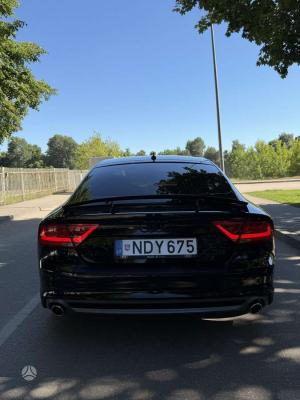 Black Audi A7 Sportback 2013 in Jonava, with an engine capacity of 2.97 L and mileage of 328 thousand km for 16399 €, photo 8 on AUTOMOTO.COM.LV