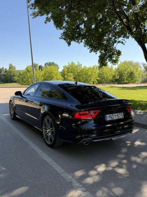 Black Audi A7 Sportback 2013 in Jonava, with an engine capacity of 2.97 L and mileage of 328 thousand km for 16399 €, photo 9 on AUTOMOTO.COM.LV