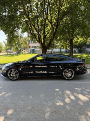 Black Audi A7 Sportback 2013 in Jonava, with an engine capacity of 2.97 L and mileage of 328 thousand km for 16399 €, photo 10 on AUTOMOTO.COM.LV