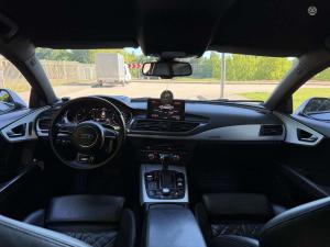 Black Audi A7 Sportback 2013 in Jonava, with an engine capacity of 2.97 L and mileage of 328 thousand km for 16399 €, photo 12 on AUTOMOTO.COM.LV