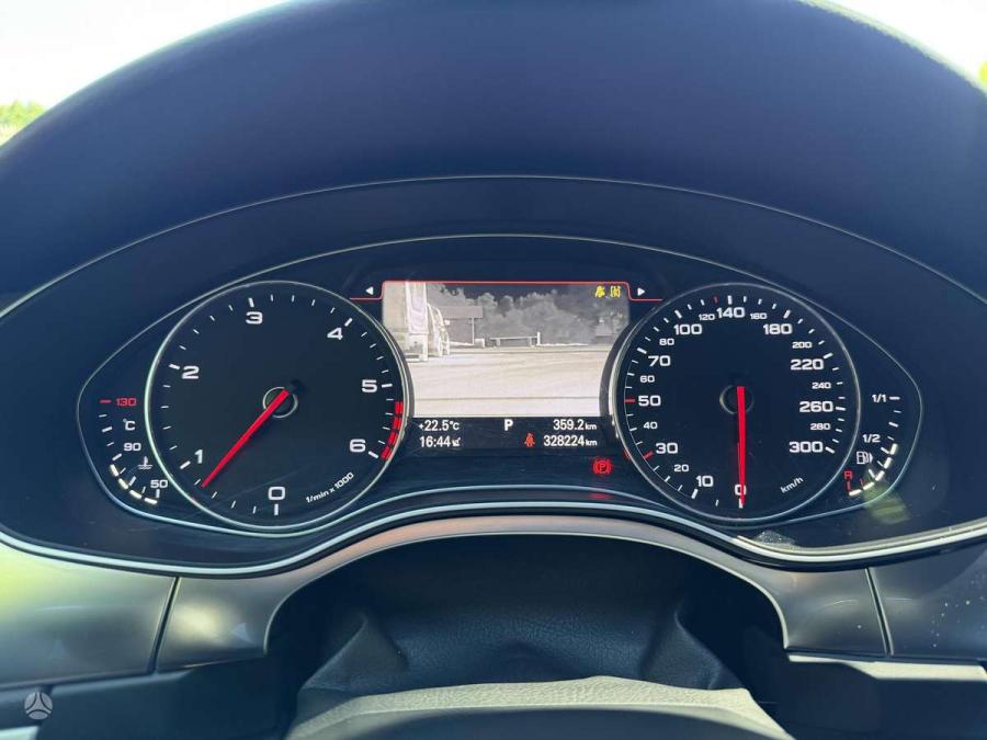 Black Audi A7 Sportback 2013 in Jonava, with an engine capacity of 2.97 L and mileage of 328 thousand km for 16399 €, photo 13 on AUTOMOTO.COM.LV