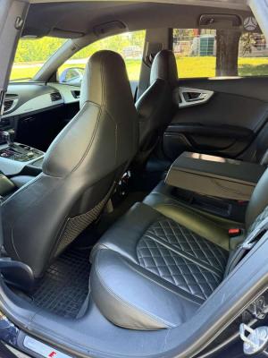 Black Audi A7 Sportback 2013 in Jonava, with an engine capacity of 2.97 L and mileage of 328 thousand km for 16399 €, photo 15 on AUTOMOTO.COM.LV