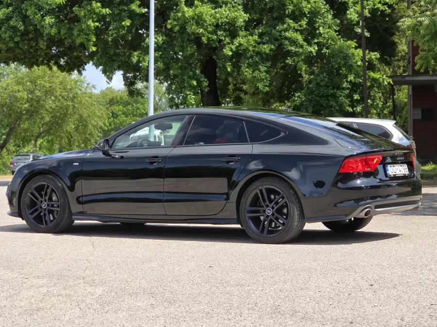 Melns Audi A7 Sportback 2013 Grobiņa, ar dzinēja tilpumu 3.00 L un nobraukumu 305 tūkst. km par 16200 €, foto 4 vietnē AUTOMOTO.COM.LV