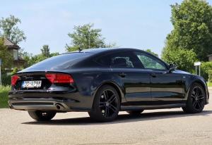 Melns Audi A7 Sportback 2013 Grobiņa, ar dzinēja tilpumu 3.00 L un nobraukumu 305 tūkst. km par 16200 €, foto 8 vietnē AUTOMOTO.COM.LV