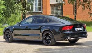 Melns Audi A7 Sportback 2013 Grobiņa, ar dzinēja tilpumu 3.00 L un nobraukumu 305 tūkst. km par 16200 €, foto 9 vietnē AUTOMOTO.COM.LV