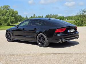 Melns Audi A7 Sportback 2013 Grobiņa, ar dzinēja tilpumu 3.00 L un nobraukumu 305 tūkst. km par 16200 €, foto 10 vietnē AUTOMOTO.COM.LV