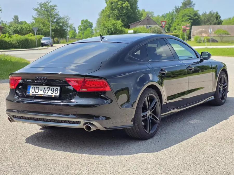 Melns Audi A7 Sportback 2013 Grobiņa, ar dzinēja tilpumu 3.00 L un nobraukumu 305 tūkst. km par 16200 €, foto 11 vietnē AUTOMOTO.COM.LV