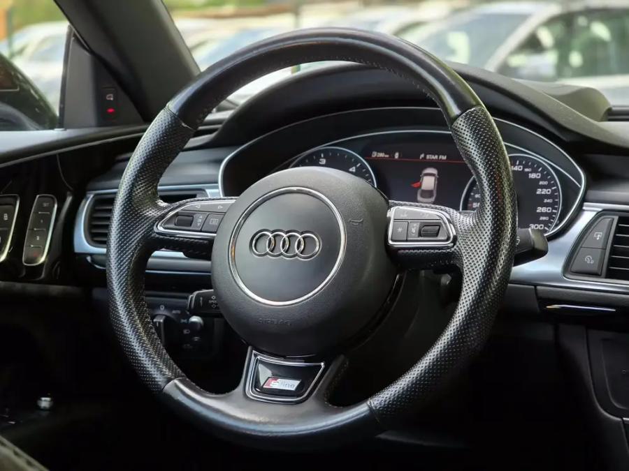 Melns Audi A7 Sportback 2013 Grobiņa, ar dzinēja tilpumu 3.00 L un nobraukumu 305 tūkst. km par 16200 €, foto 23 vietnē AUTOMOTO.COM.LV