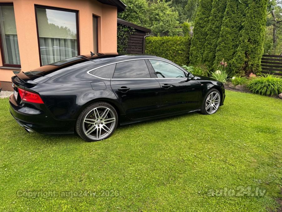 Black Audi A7 Sportback 2013 in Saku, with an engine capacity of 3.00 L and mileage of 234 thousand km for 18700 €, photo 3 on AUTOMOTO.COM.LV