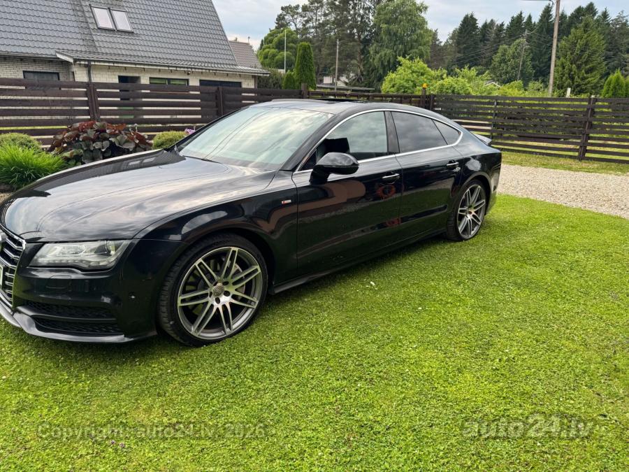 Black Audi A7 Sportback 2013 in Saku, with an engine capacity of 3.00 L and mileage of 234 thousand km for 18700 €, photo 5 on AUTOMOTO.COM.LV