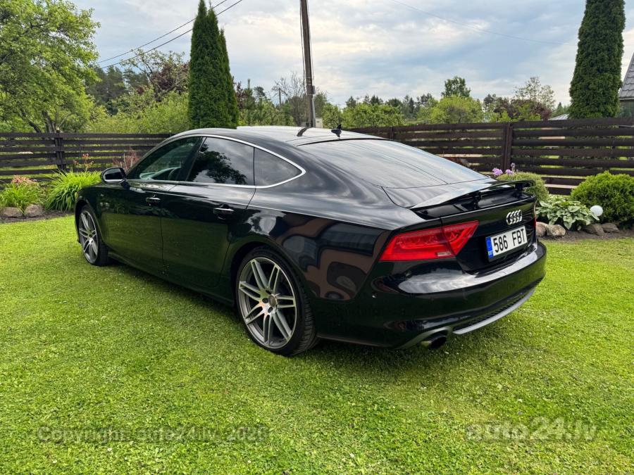 Black Audi A7 Sportback 2013 in Saku, with an engine capacity of 3.00 L and mileage of 234 thousand km for 18700 €, photo 6 on AUTOMOTO.COM.LV