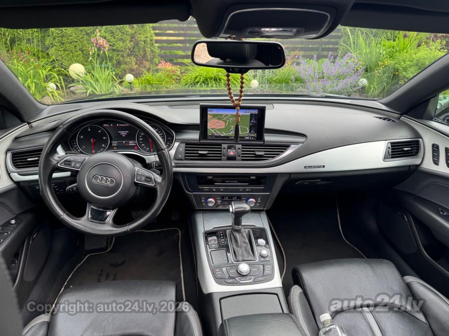 Black Audi A7 Sportback 2013 in Saku, with an engine capacity of 3.00 L and mileage of 234 thousand km for 18700 €, photo 7 on AUTOMOTO.COM.LV