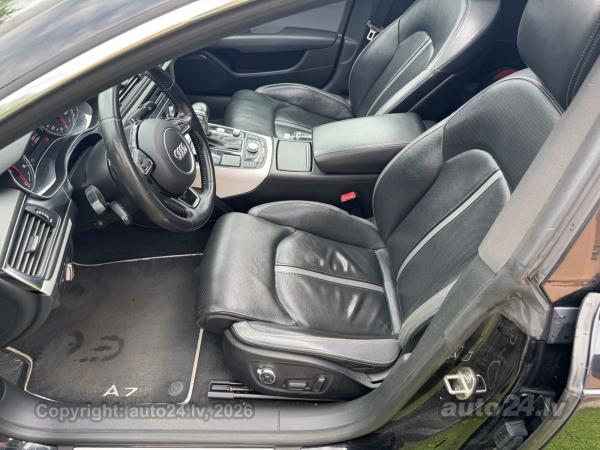 Black Audi A7 Sportback 2013 in Saku, with an engine capacity of 3.00 L and mileage of 234 thousand km for 18700 €, photo 8 on AUTOMOTO.COM.LV