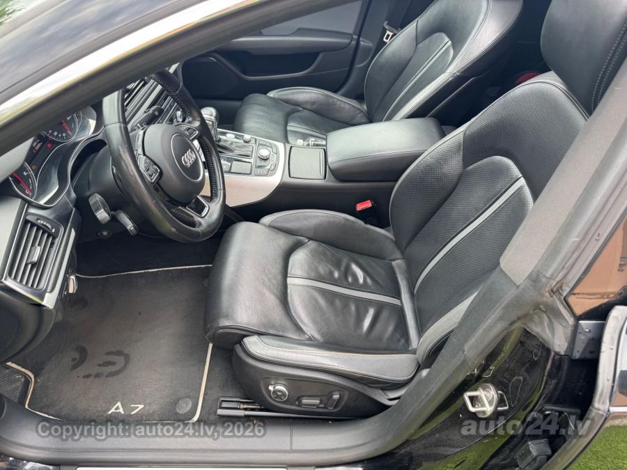 Black Audi A7 Sportback 2013 in Saku, with an engine capacity of 3.00 L and mileage of 234 thousand km for 18700 €, photo 9 on AUTOMOTO.COM.LV