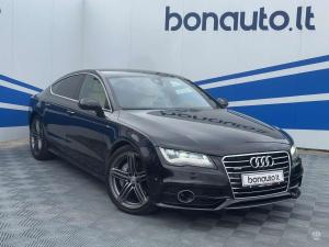 Melns Audi A7 Sportback 2013 Kauņa, ar dzinēja tilpumu 2.97 L un nobraukumu 222 tūkst. km par 14999 €, foto 3 vietnē AUTOMOTO.COM.LV