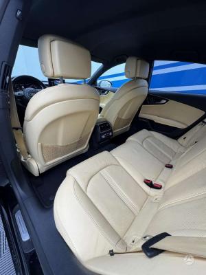 Melns Audi A7 Sportback 2013 Kauņa, ar dzinēja tilpumu 2.97 L un nobraukumu 222 tūkst. km par 14999 €, foto 8 vietnē AUTOMOTO.COM.LV