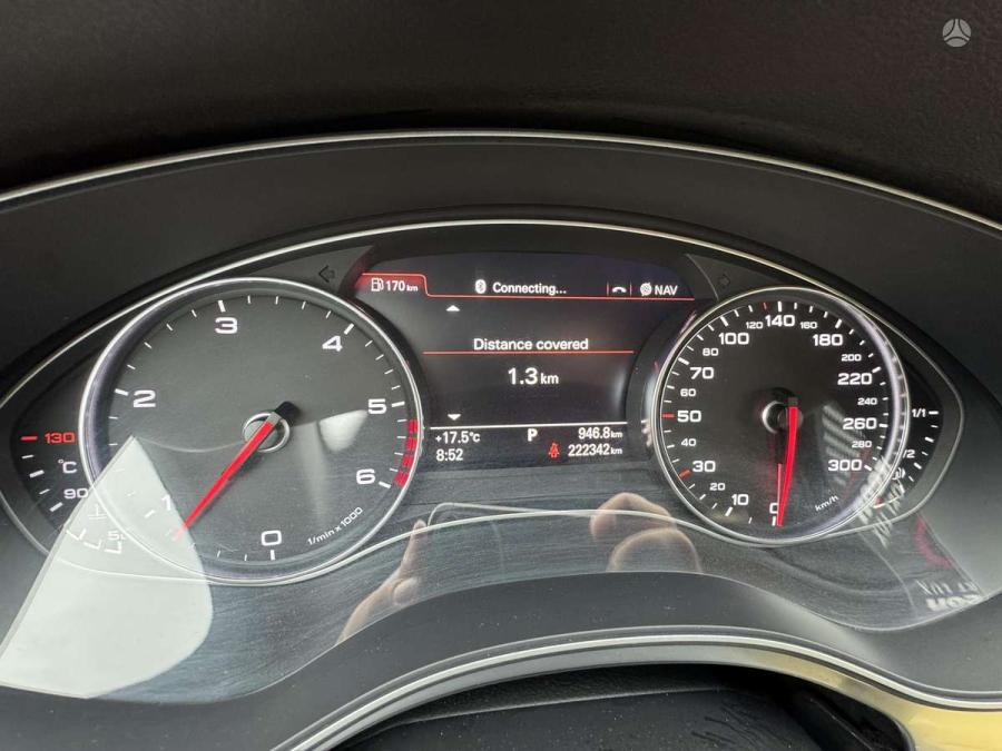 Melns Audi A7 Sportback 2013 Kauņa, ar dzinēja tilpumu 2.97 L un nobraukumu 222 tūkst. km par 14999 €, foto 14 vietnē AUTOMOTO.COM.LV