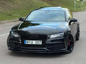 Black Audi A7 Sportback 2013 in Jonava, with an engine capacity of 3.00 L and mileage of 251 thousand km for 15199 €, photo 3 on AUTOMOTO.COM.LV