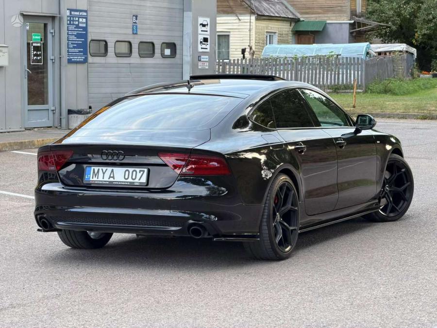 Black Audi A7 Sportback 2013 in Jonava, with an engine capacity of 3.00 L and mileage of 251 thousand km for 15199 €, photo 6 on AUTOMOTO.COM.LV