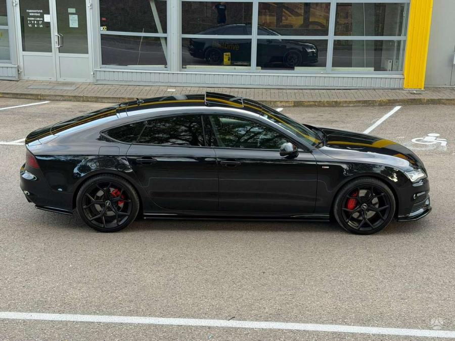 Black Audi A7 Sportback 2013 in Jonava, with an engine capacity of 3.00 L and mileage of 251 thousand km for 15199 €, photo 9 on AUTOMOTO.COM.LV