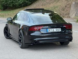 Black Audi A7 Sportback 2013 in Jonava, with an engine capacity of 3.00 L and mileage of 251 thousand km for 15199 €, photo 11 on AUTOMOTO.COM.LV