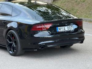 Black Audi A7 Sportback 2013 in Jonava, with an engine capacity of 3.00 L and mileage of 251 thousand km for 15199 €, photo 12 on AUTOMOTO.COM.LV
