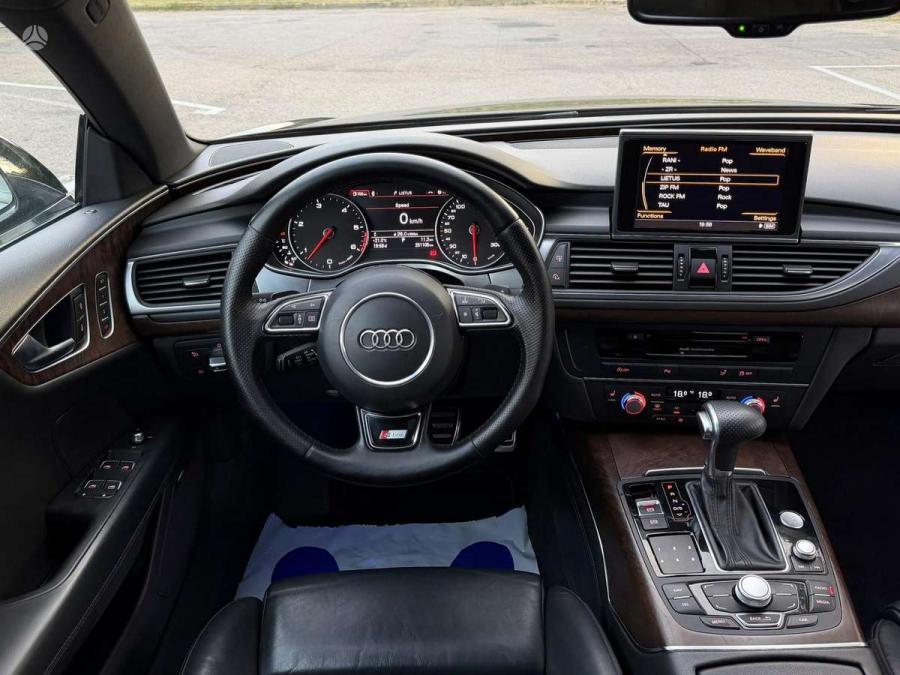 Black Audi A7 Sportback 2013 in Jonava, with an engine capacity of 3.00 L and mileage of 251 thousand km for 15199 €, photo 30 on AUTOMOTO.COM.LV