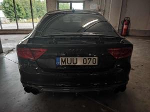 Black Audi A7 Sportback 2013 in Vilnius, with an engine capacity of 3.00 L and mileage of 218 thousand km for 14000 €, photo 4 on AUTOMOTO.COM.LV