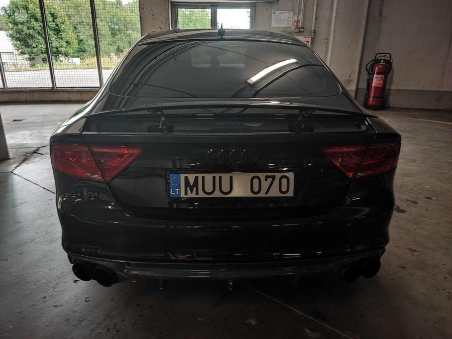 Black Audi A7 Sportback 2013 in Vilnius, with an engine capacity of 3.00 L and mileage of 218 thousand km for 14000 €, photo 4 on AUTOMOTO.COM.LV