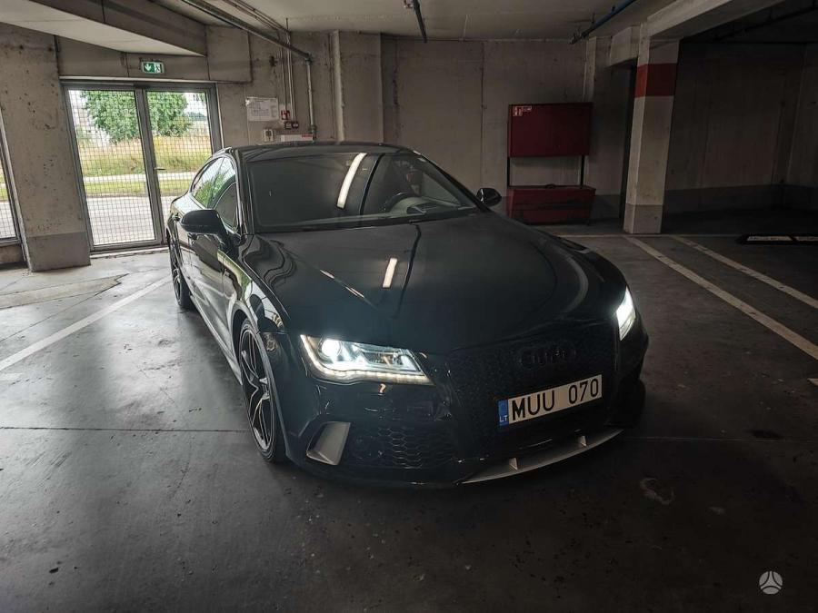 Black Audi A7 Sportback 2013 in Vilnius, with an engine capacity of 3.00 L and mileage of 218 thousand km for 14000 €, photo 6 on AUTOMOTO.COM.LV
