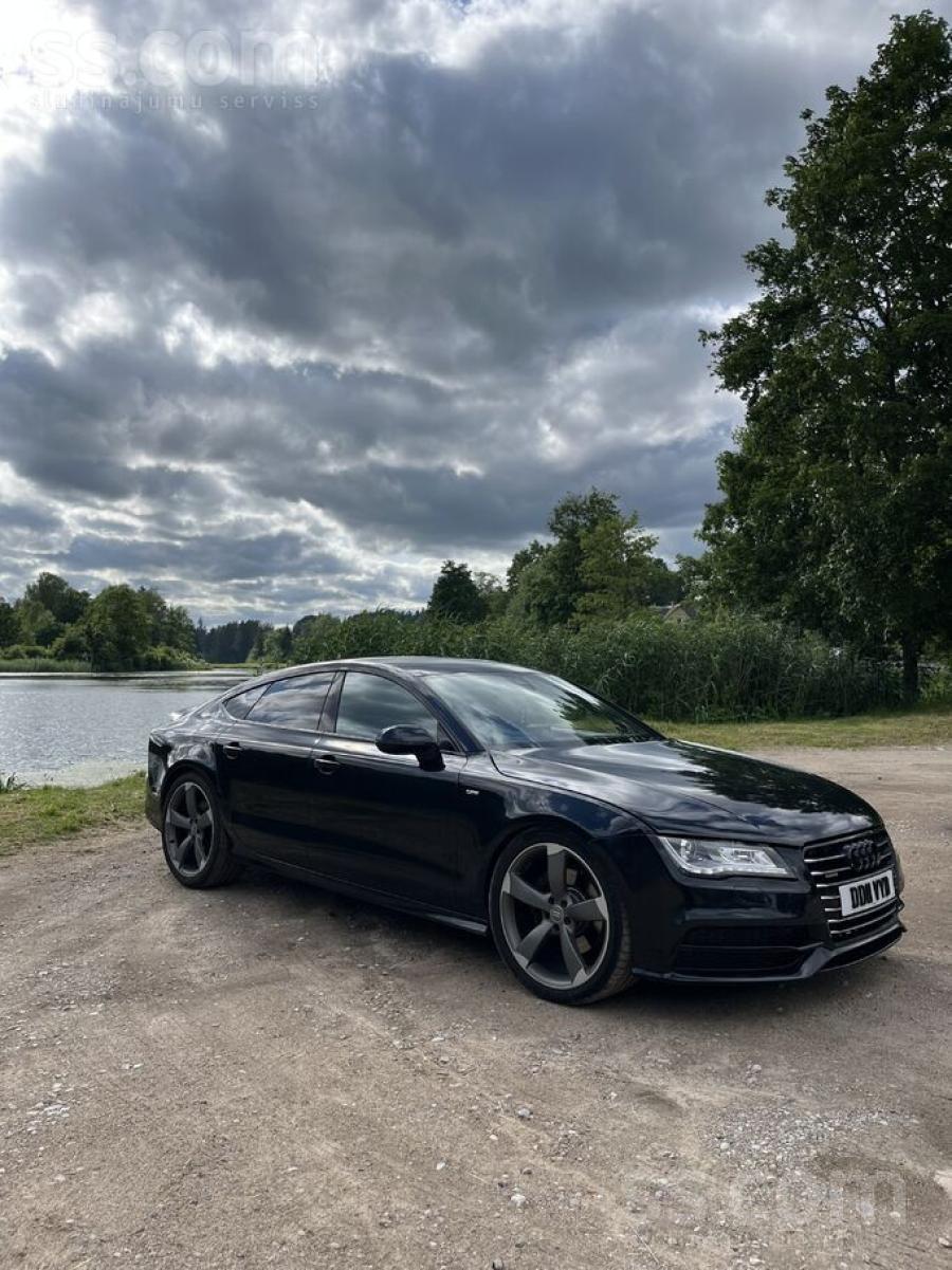 Melns Audi A7 Sportback 2014 Tukums, ar dzinēja tilpumu 3.00 L un nobraukumu 193 tūkst. km par 6750 €, foto 3 vietnē AUTOMOTO.COM.LV