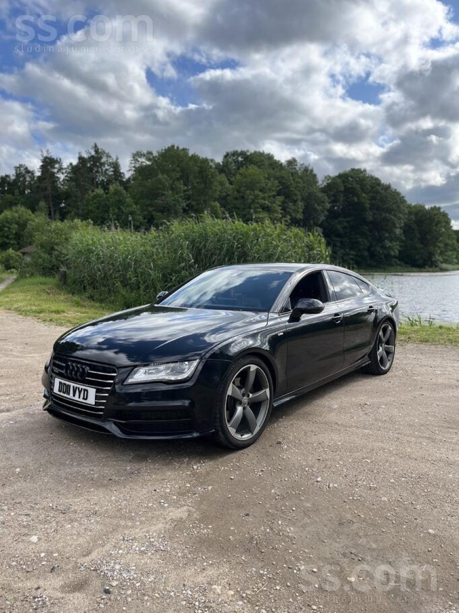 Melns Audi A7 Sportback 2014 Tukums, ar dzinēja tilpumu 3.00 L un nobraukumu 193 tūkst. km par 6750 €, foto 4 vietnē AUTOMOTO.COM.LV