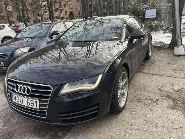 Black Audi A7 Sportback 2014 in Kaunas, with an engine capacity of 3.00 L and mileage of 200 thousand km for 8000 €, photo 8 on AUTOMOTO.COM.LV