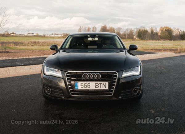 Melns Audi A7 Sportback 2014 Tartu, ar dzinēja tilpumu 3.00 L un nobraukumu 342 tūkst. km par 13999 €, foto 2 vietnē AUTOMOTO.COM.LV