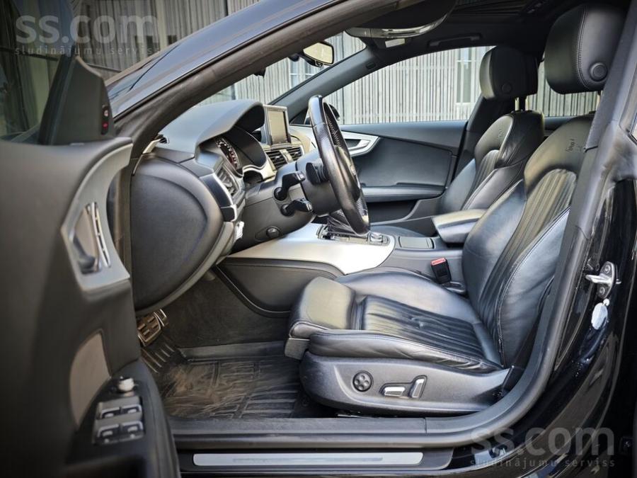 Melns Audi A7 Sportback 2014 Rīga, ar dzinēja tilpumu 3.00 L un nobraukumu 238 tūkst. km par 19990 €, foto 13 vietnē AUTOMOTO.COM.LV