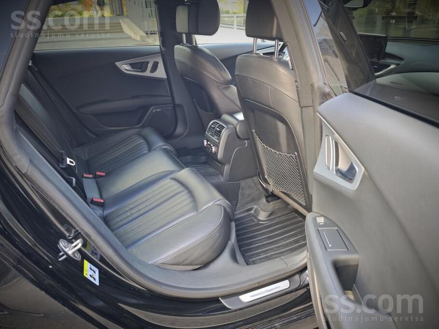 Melns Audi A7 Sportback 2014 Rīga, ar dzinēja tilpumu 3.00 L un nobraukumu 238 tūkst. km par 19990 €, foto 24 vietnē AUTOMOTO.COM.LV