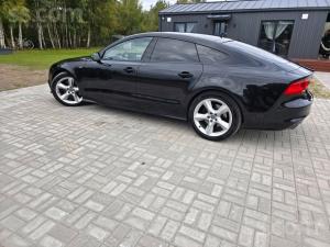 Black Audi A7 Sportback 2014 in Talsi, with an engine capacity of 3.00 L and mileage of 275 thousand km for 14500 €, photo  on AUTOMOTO.COM.LV