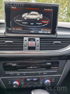 Black Audi A7 Sportback 2014 in Talsi, with an engine capacity of 3.00 L and mileage of 275 thousand km for 14500 €, photo 14 on AUTOMOTO.COM.LV