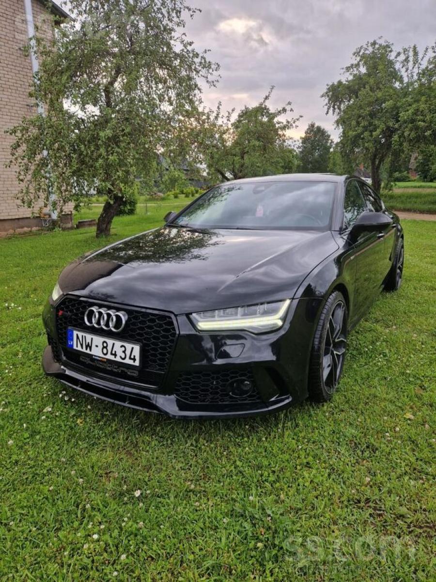 Melns Audi A7 Sportback 2015 Rīga, ar dzinēja tilpumu 3.00 L un nobraukumu 312 tūkst. km par 18000 €, foto 2 vietnē AUTOMOTO.COM.LV