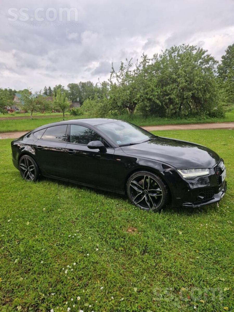 Melns Audi A7 Sportback 2015 Rīga, ar dzinēja tilpumu 3.00 L un nobraukumu 312 tūkst. km par 18000 €, foto 4 vietnē AUTOMOTO.COM.LV