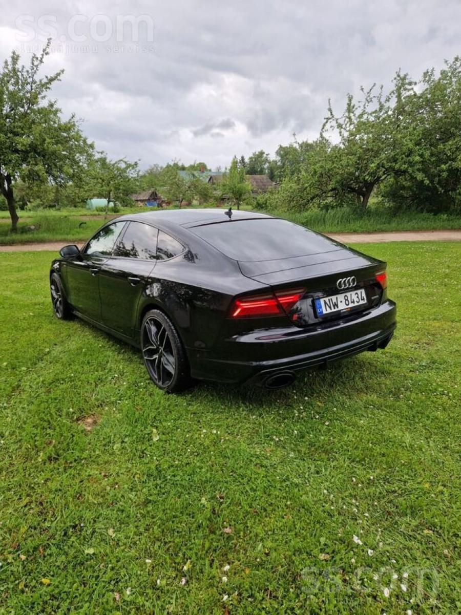 Melns Audi A7 Sportback 2015 Rīga, ar dzinēja tilpumu 3.00 L un nobraukumu 312 tūkst. km par 18000 €, foto 6 vietnē AUTOMOTO.COM.LV