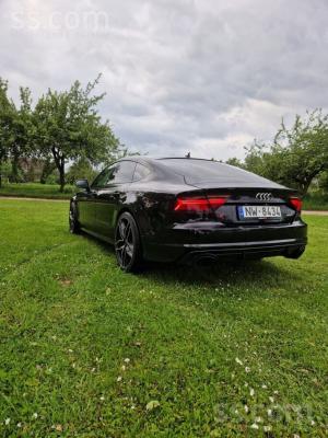 Melns Audi A7 Sportback 2015 Rīga, ar dzinēja tilpumu 3.00 L un nobraukumu 312 tūkst. km par 18000 €, foto 10 vietnē AUTOMOTO.COM.LV