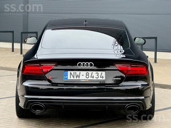 Black Audi A7 Sportback 2015 in Riga, with an engine capacity of 3.00 L and mileage of 305 thousand km for 17950 €, photo 11 on AUTOMOTO.COM.LV