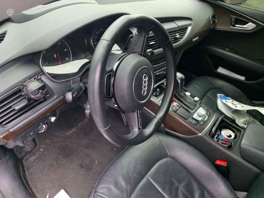 Melns Audi A7 Sportback 2015 Viļņa, ar dzinēja tilpumu 3.00 L un nobraukumu 137 tūkst. km par 11200 €, foto 6 vietnē AUTOMOTO.COM.LV