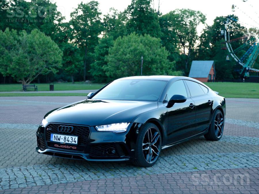 Melns Audi A7 Sportback 2015 Rīga, ar dzinēja tilpumu 3.00 L un nobraukumu 334 tūkst. km par 21900 €, foto 1 vietnē AUTOMOTO.COM.LV