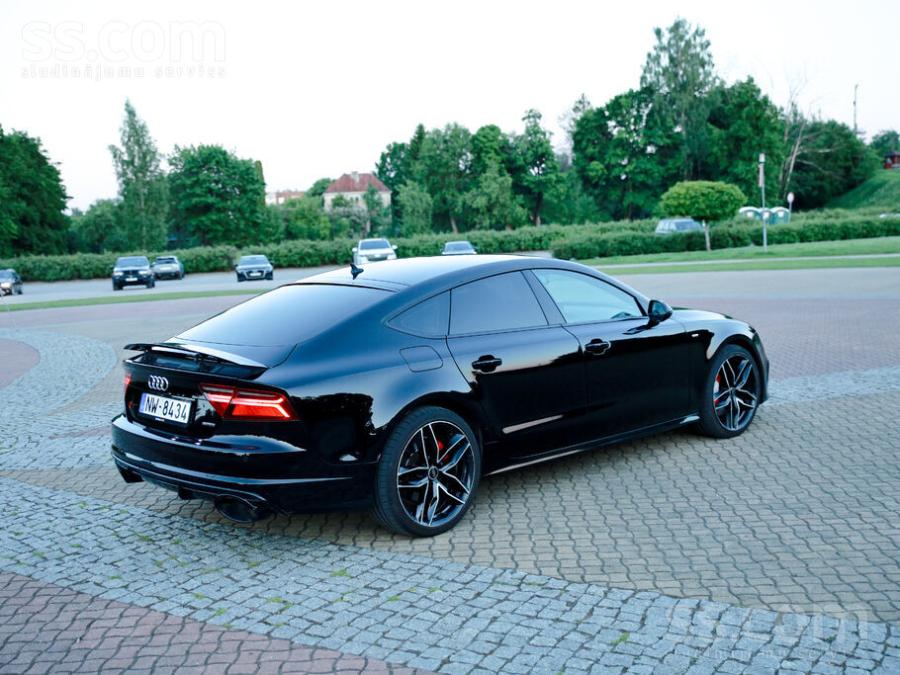 Melns Audi A7 Sportback 2015 Rīga, ar dzinēja tilpumu 3.00 L un nobraukumu 334 tūkst. km par 21900 €, foto 6 vietnē AUTOMOTO.COM.LV