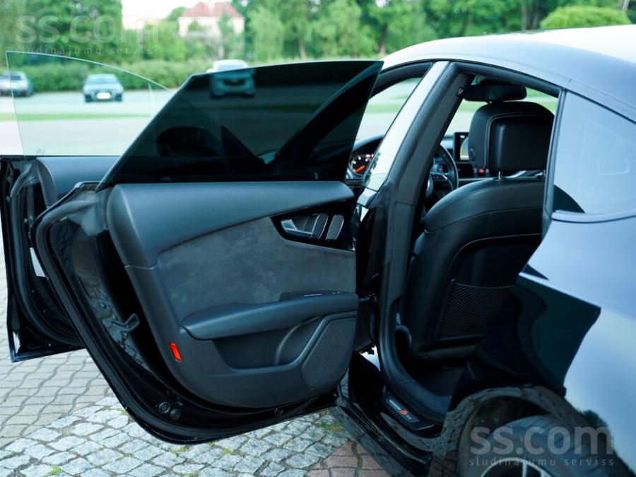 Melns Audi A7 Sportback 2015 Rīga, ar dzinēja tilpumu 3.00 L un nobraukumu 334 tūkst. km par 21900 €, foto 14 vietnē AUTOMOTO.COM.LV